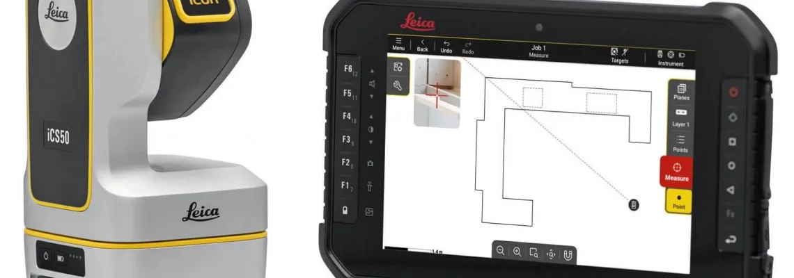 Leica iCON iCS20 és iCS50 – Precíz robotizált építőipari mérőműszerek